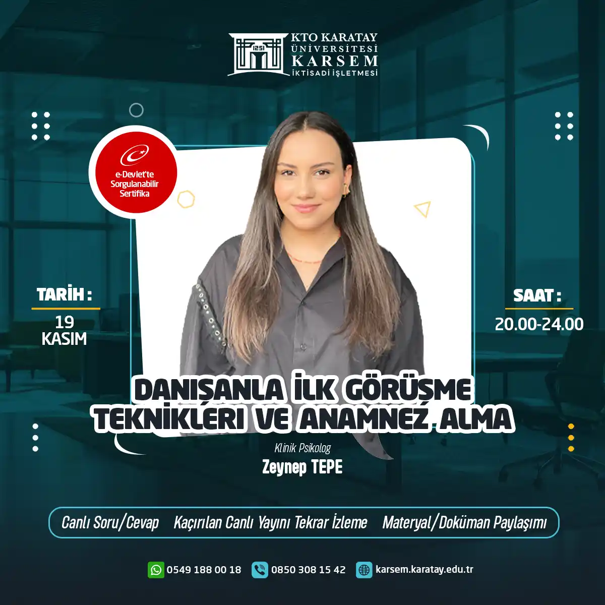 Karsem Uzaktan Eğitim Sertifika Programları