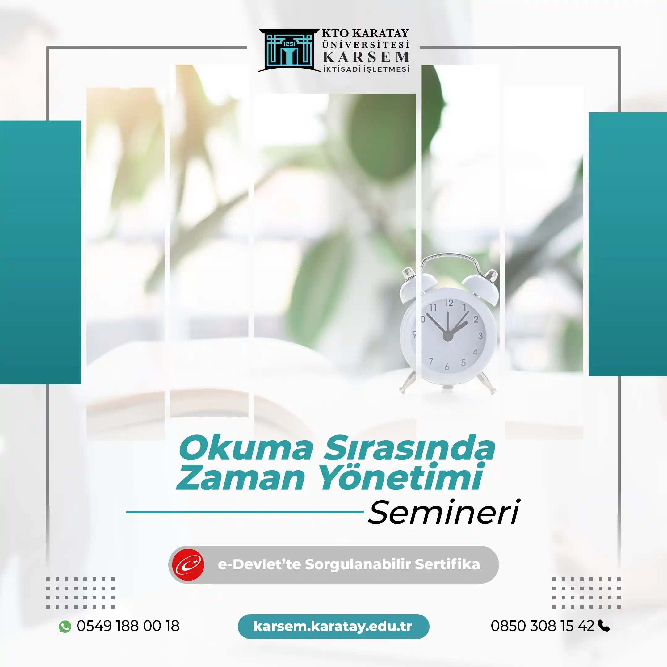 Okuma Sırasında Zaman Yönetimi Semineri