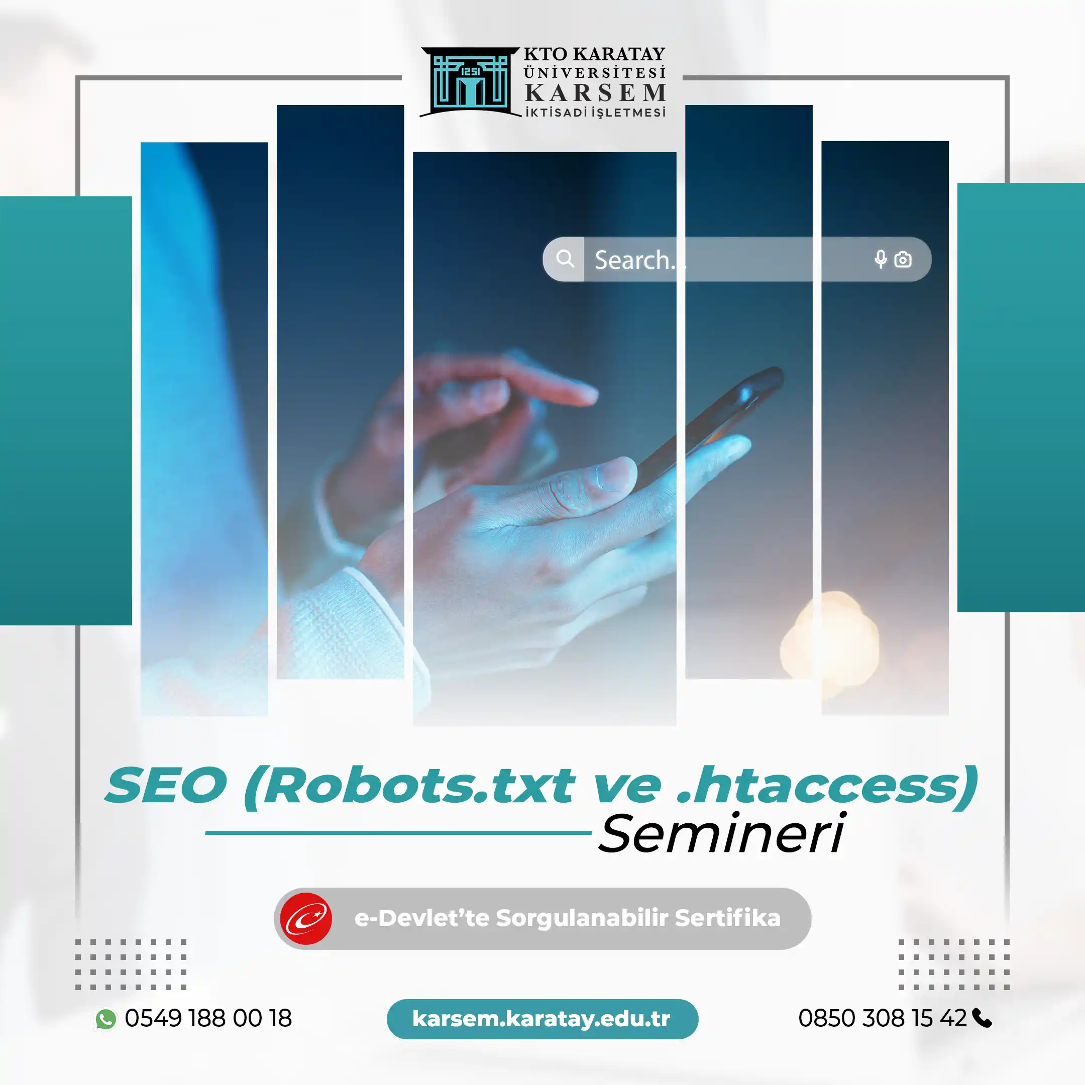 SEO (Robots.txt ve .htaccess) Semineri SEO (Robots.txt ve .htaccess) Semineri